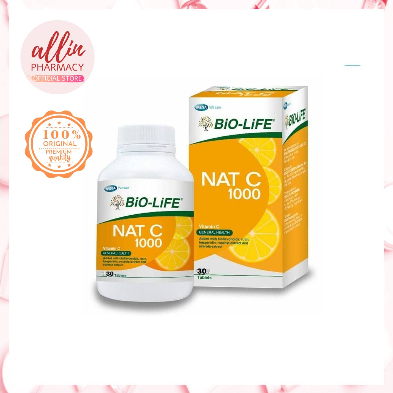 Bio-life Nat C 1000mg 30s (EXP 11/23)