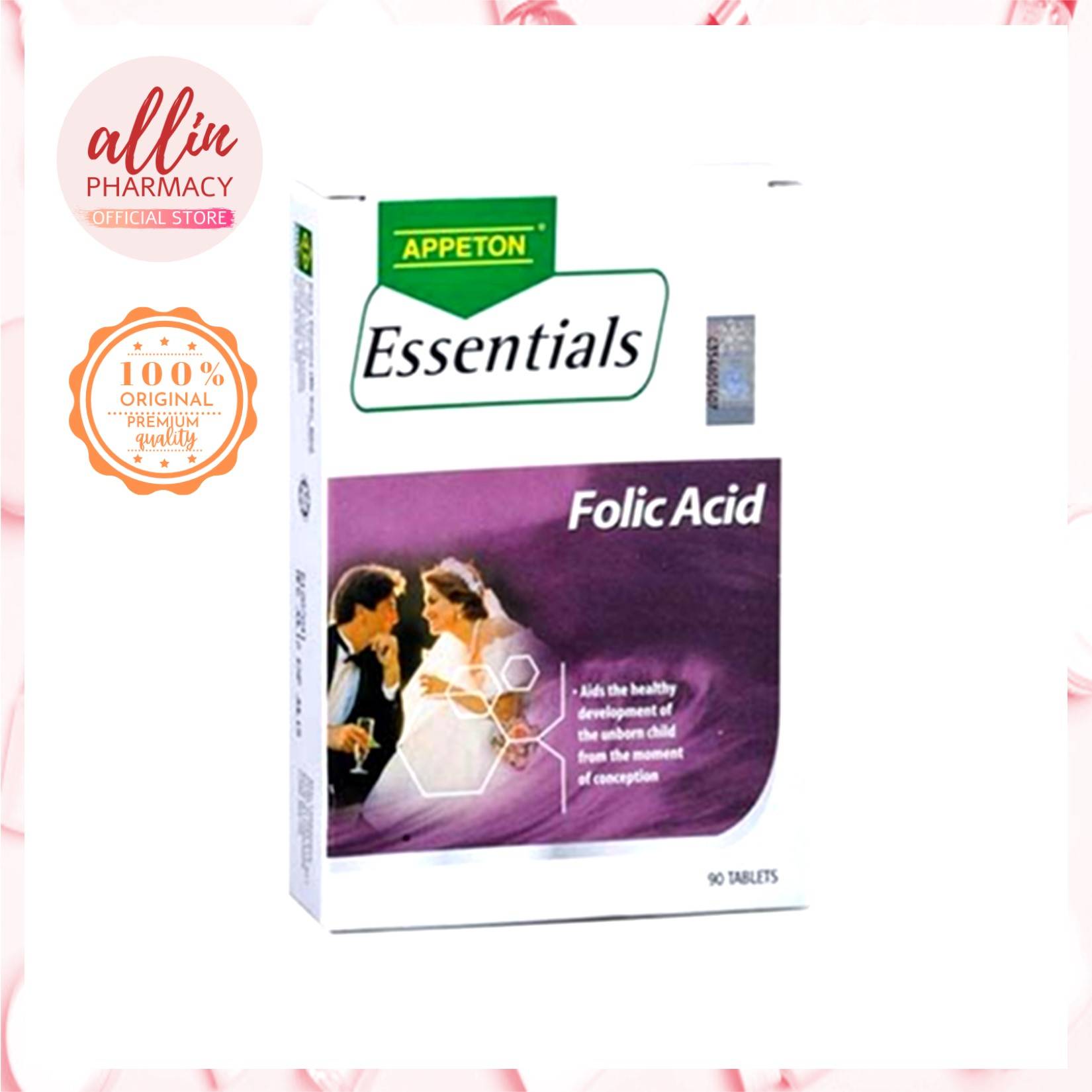 Appeton Essentials Folic Acid 90s (EXP 07/25)