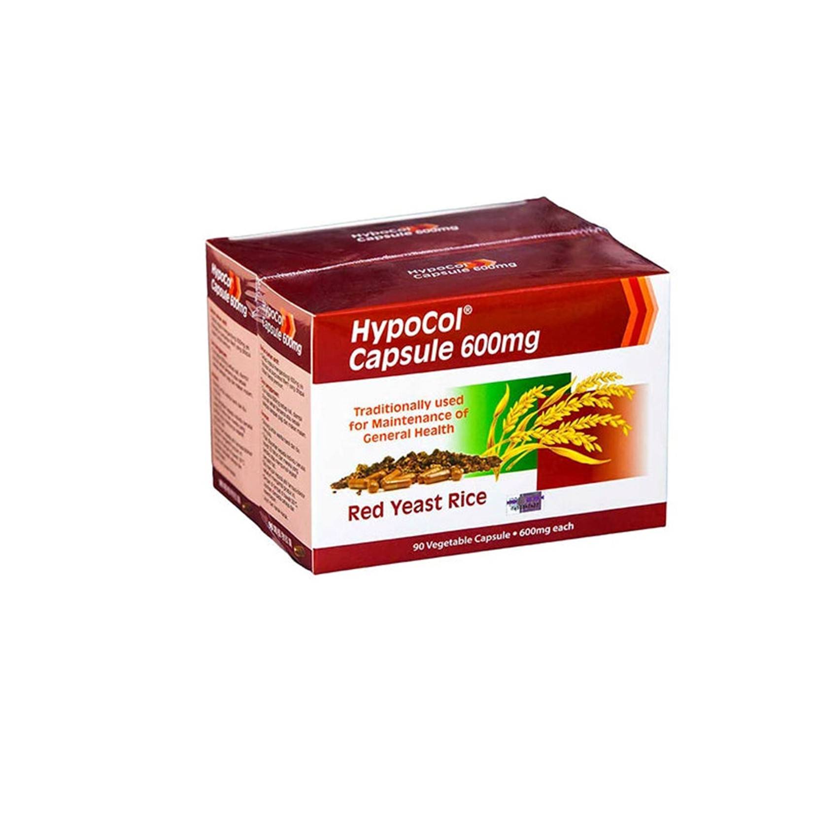 Hypocol 600mg 2x90s (EXP 09/26)