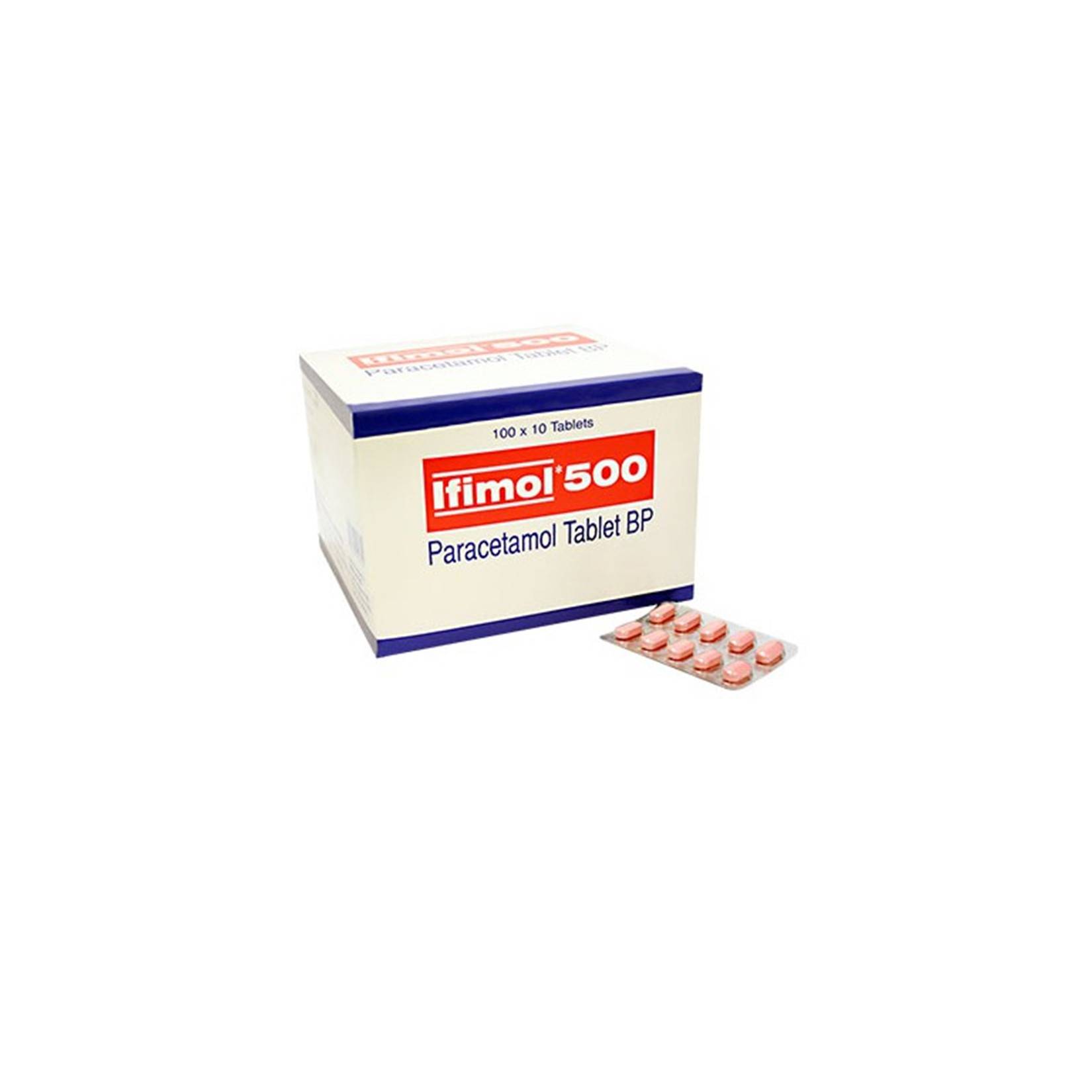 Ifimol (Paracetamol) 500mg tablets 10s [1 Strip] (EXP 08/27)