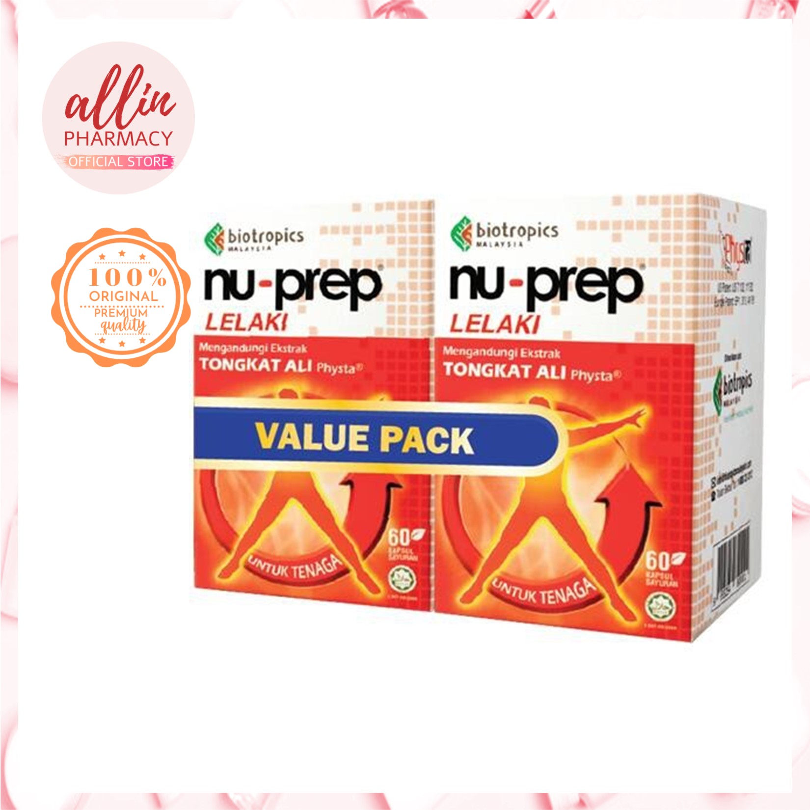 Nu Prep 2X60's (EXP 06/25)