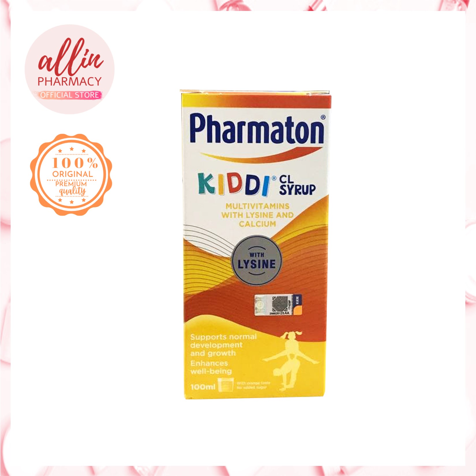 Pharmaton Kiddi CL Syrup 100ml (EXP 10/2024)